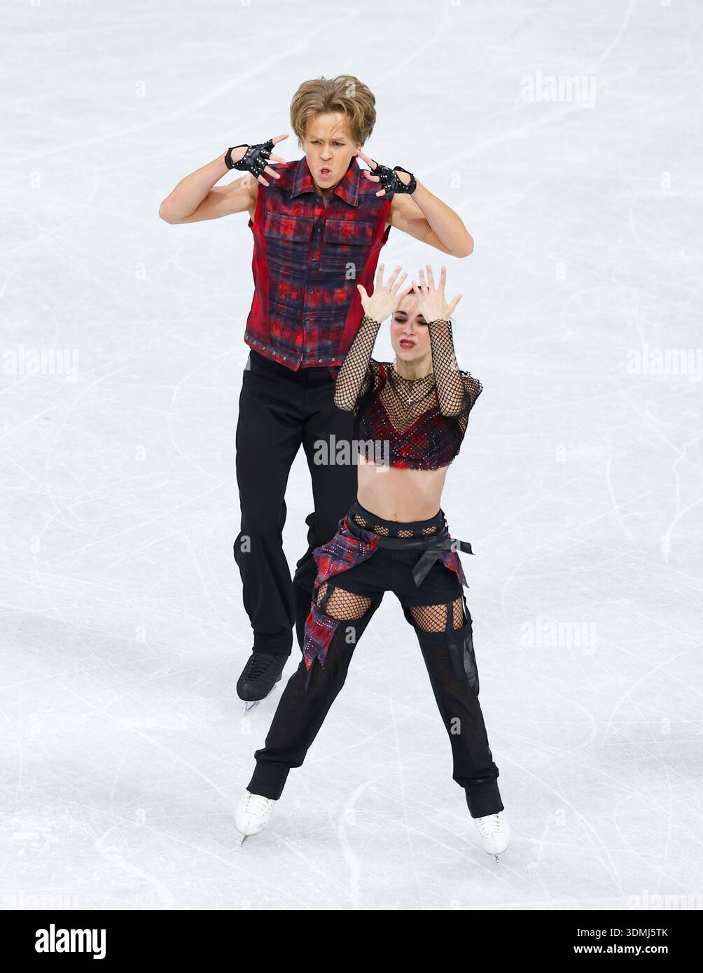 Georgia's Diana Davis and Gleb Smolkin during the Figure Skating Team ...