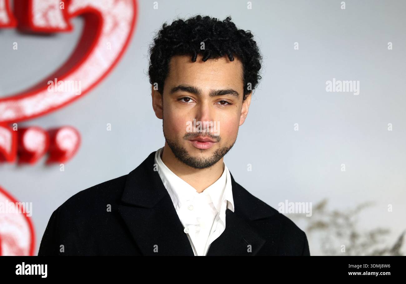 London, UK, 5th February 2026, Archie Madekwe attends the Wuthering ...