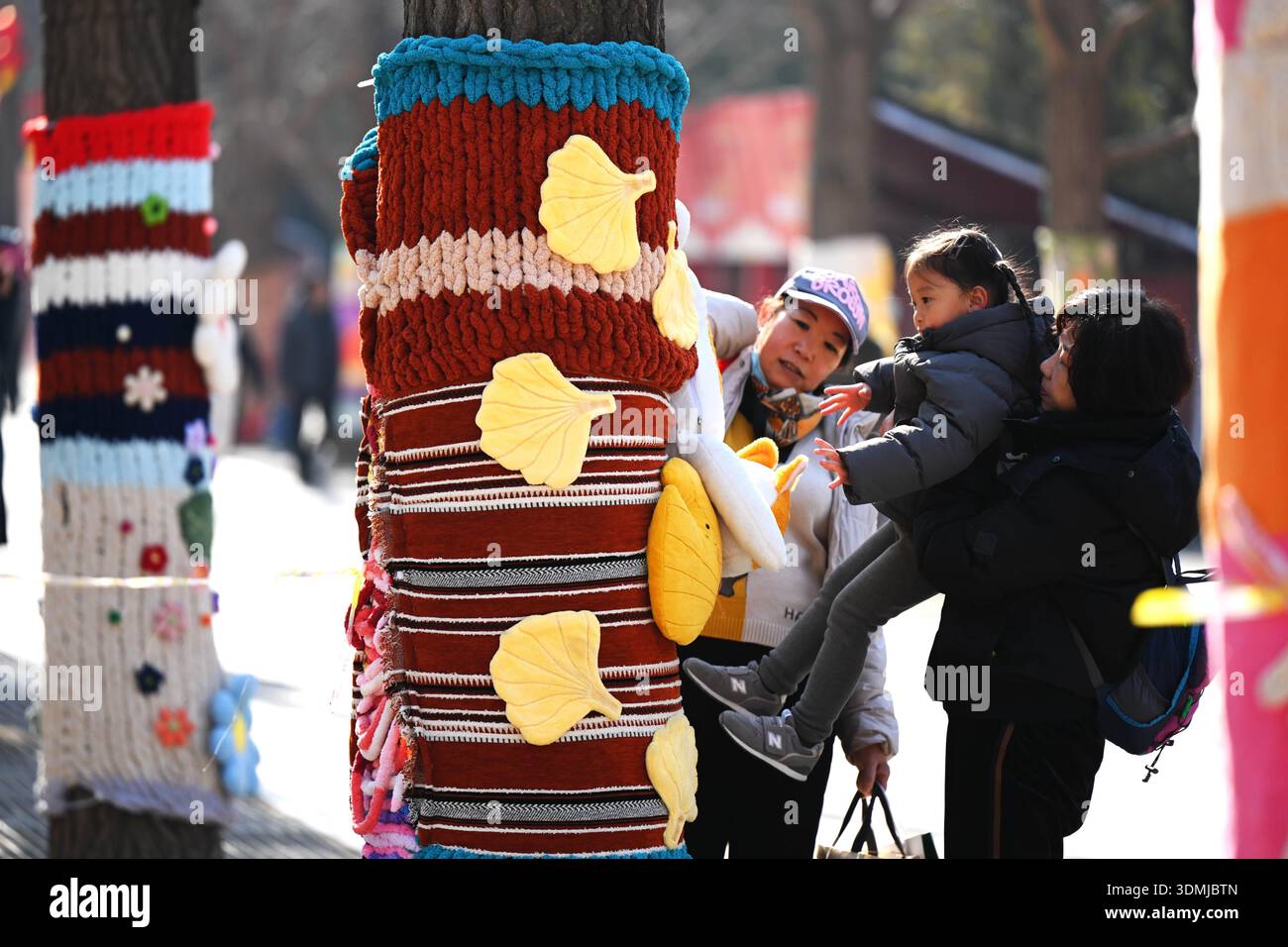 Visitors tour Ditan Park in Beijing, China, 4 February, 2026. (Photo by ...