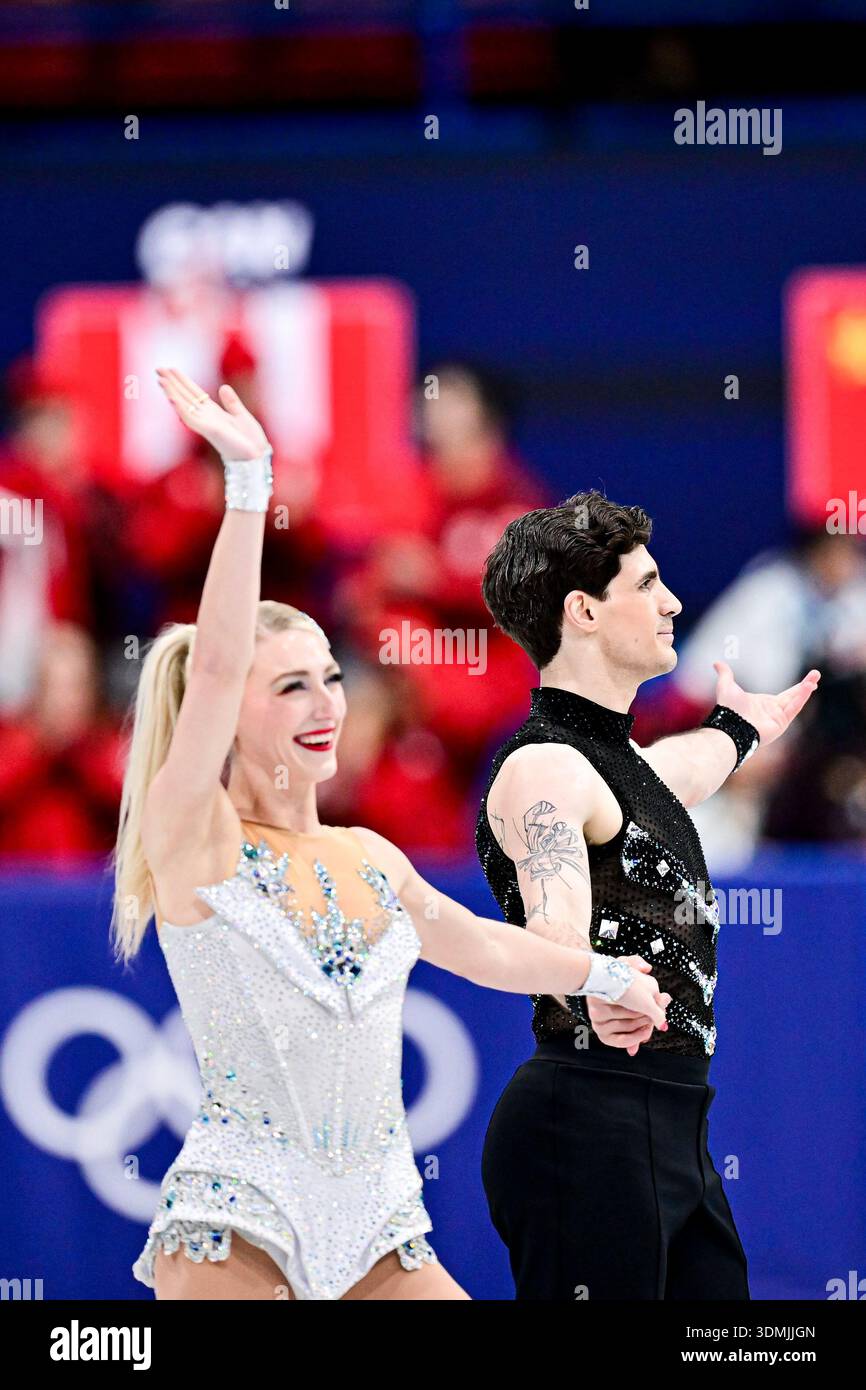 Piper GILLES & Paul POIRIER (CAN), during Team Event - Ice Dance Rhythm ...