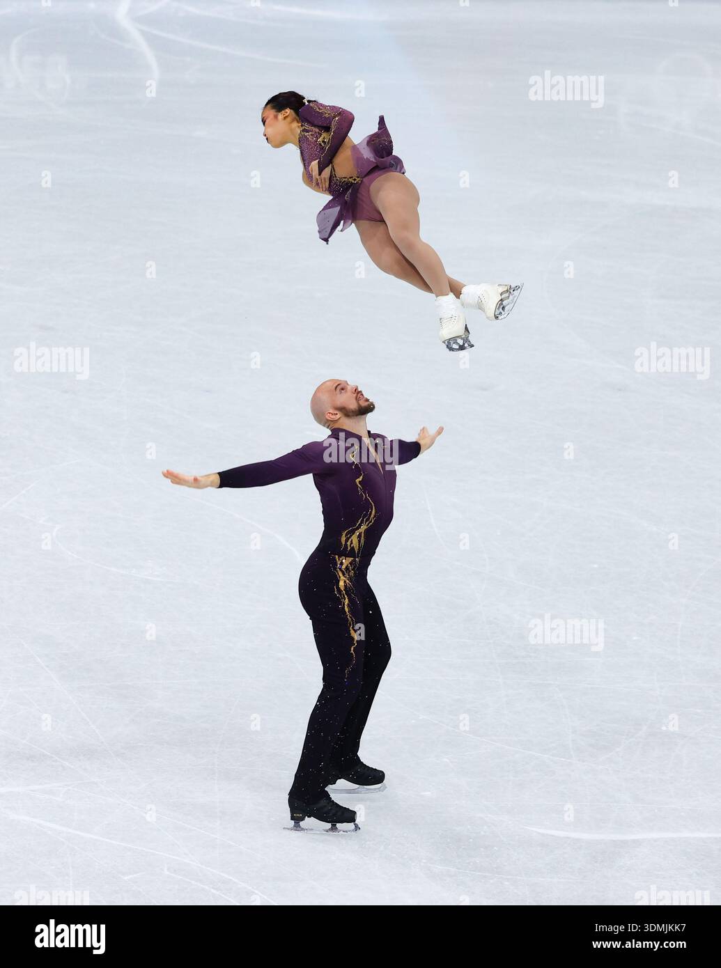 United States' Ellie Kam and Danny O’Shea during the Figure Skating ...