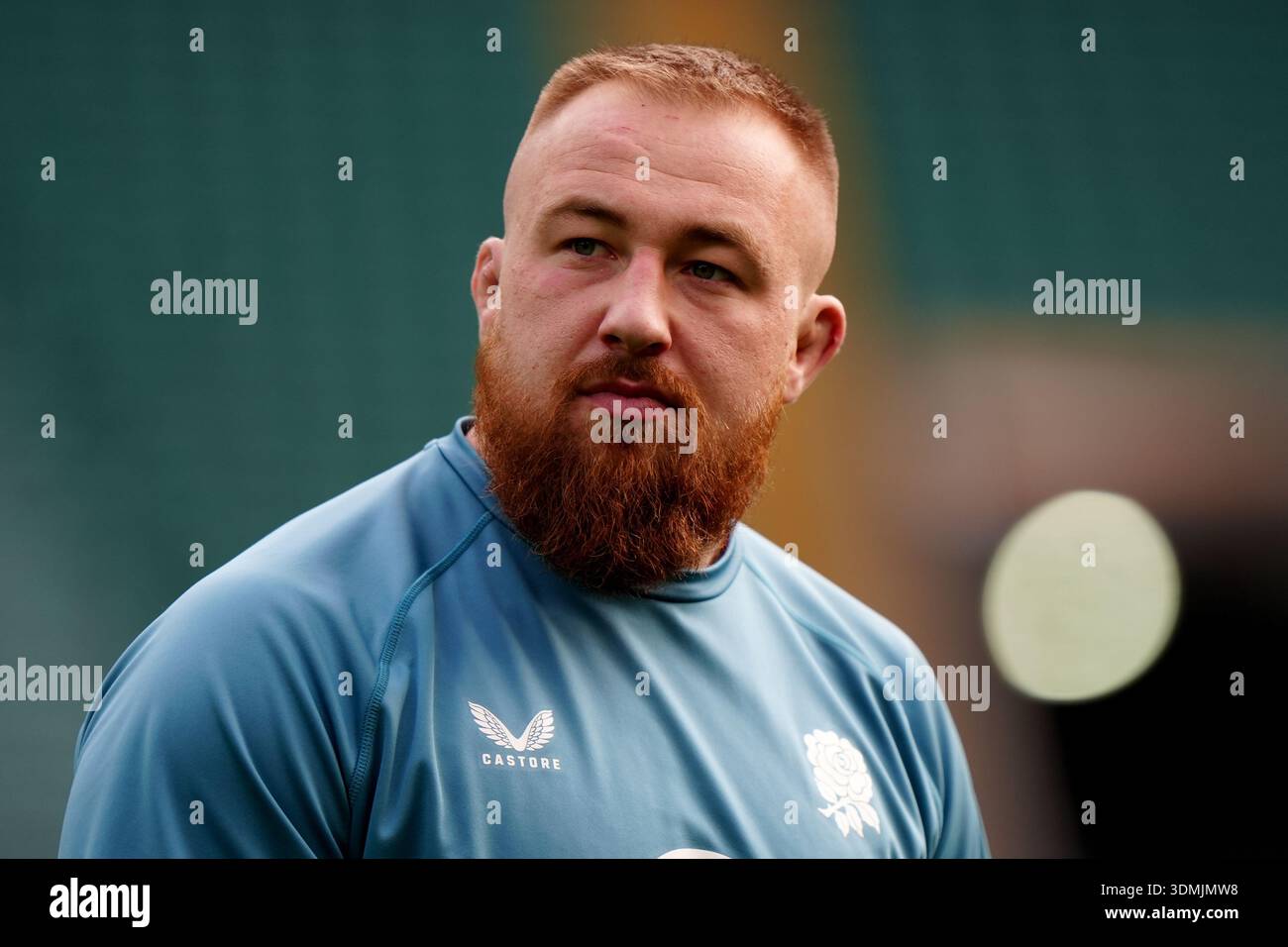 England's Joe Heyes during the team run at the Allianz Stadium ...