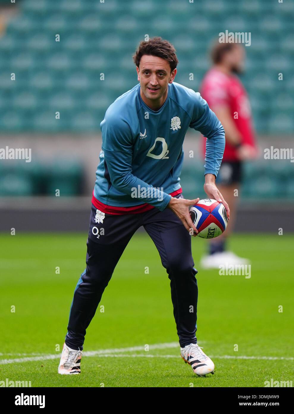 England's Alex Mitchell during the team run at the Allianz Stadium ...