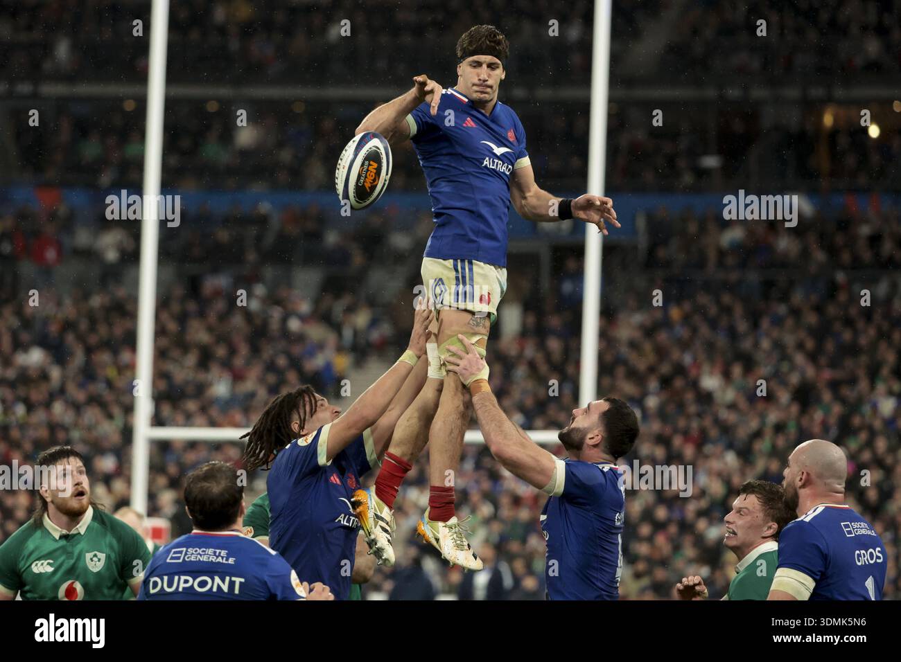 Oscar Jegou of France during the 2026 Six Nations Championship, rugby ...