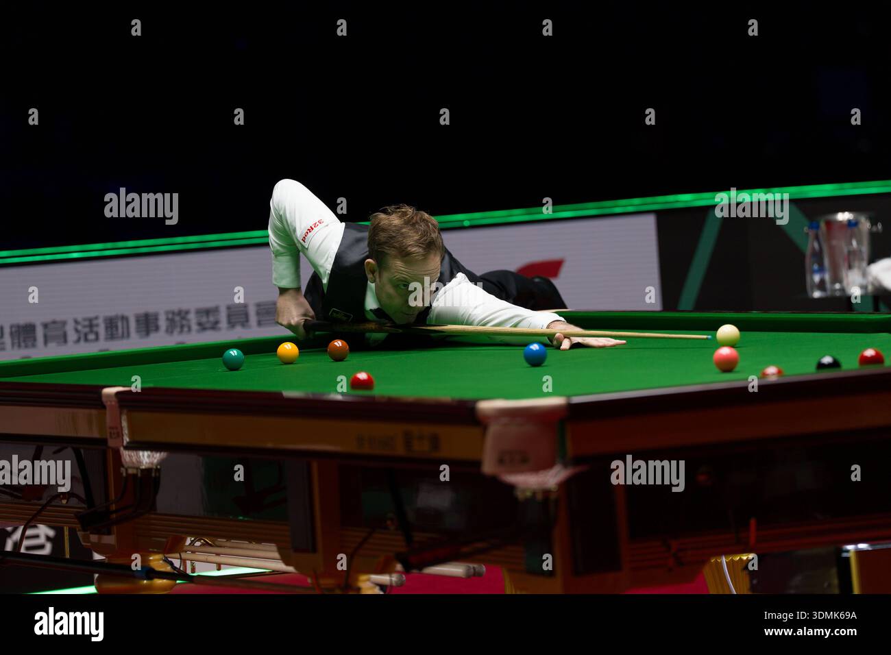 English snooker player, Ali Carter during a game at the 2026 World ...