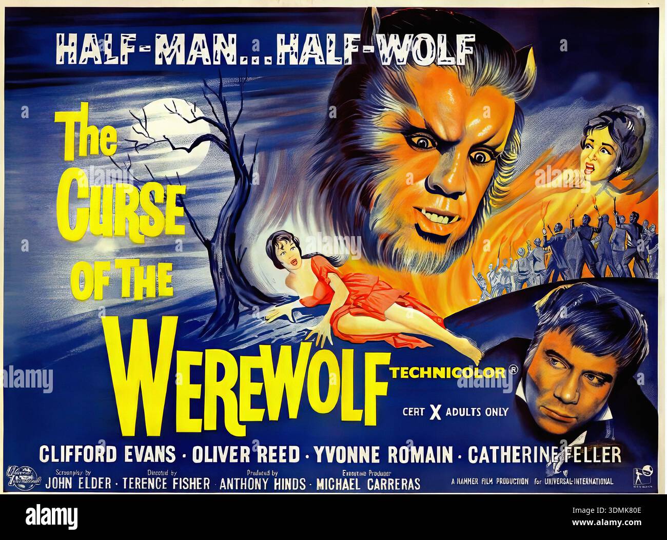 Yvonne Romain - The Curse Of The Werewolf - Hammer Films - 1961 ...