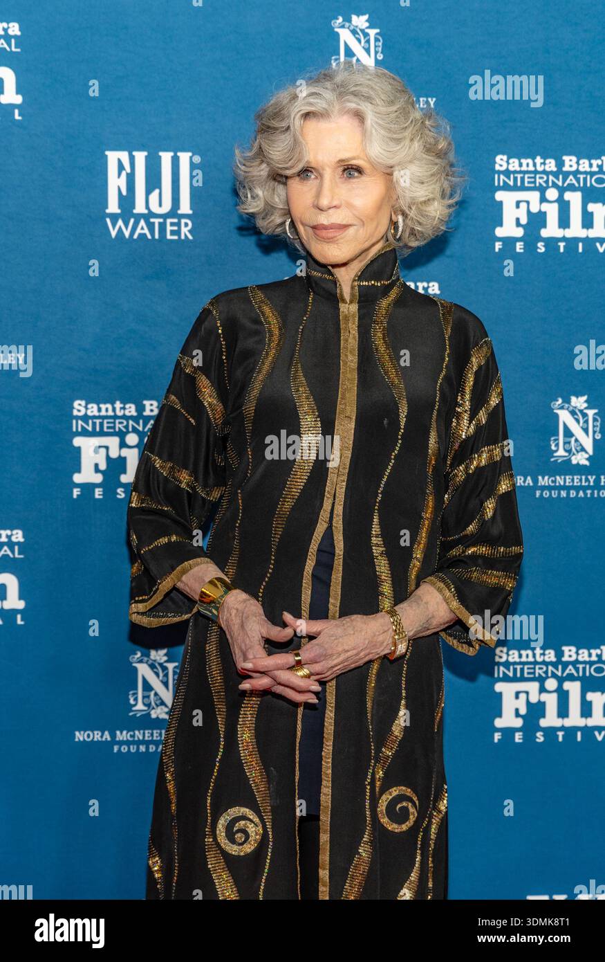 Jane Fonda arrives at the 41st Santa Barbara International Film ...