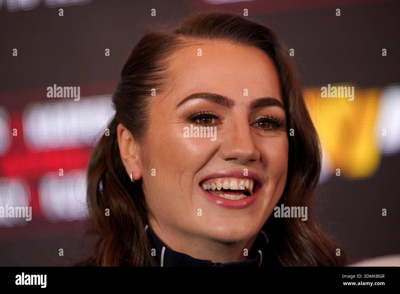 Ellie Scotney during a press conference at London Olympia. Picture date ...