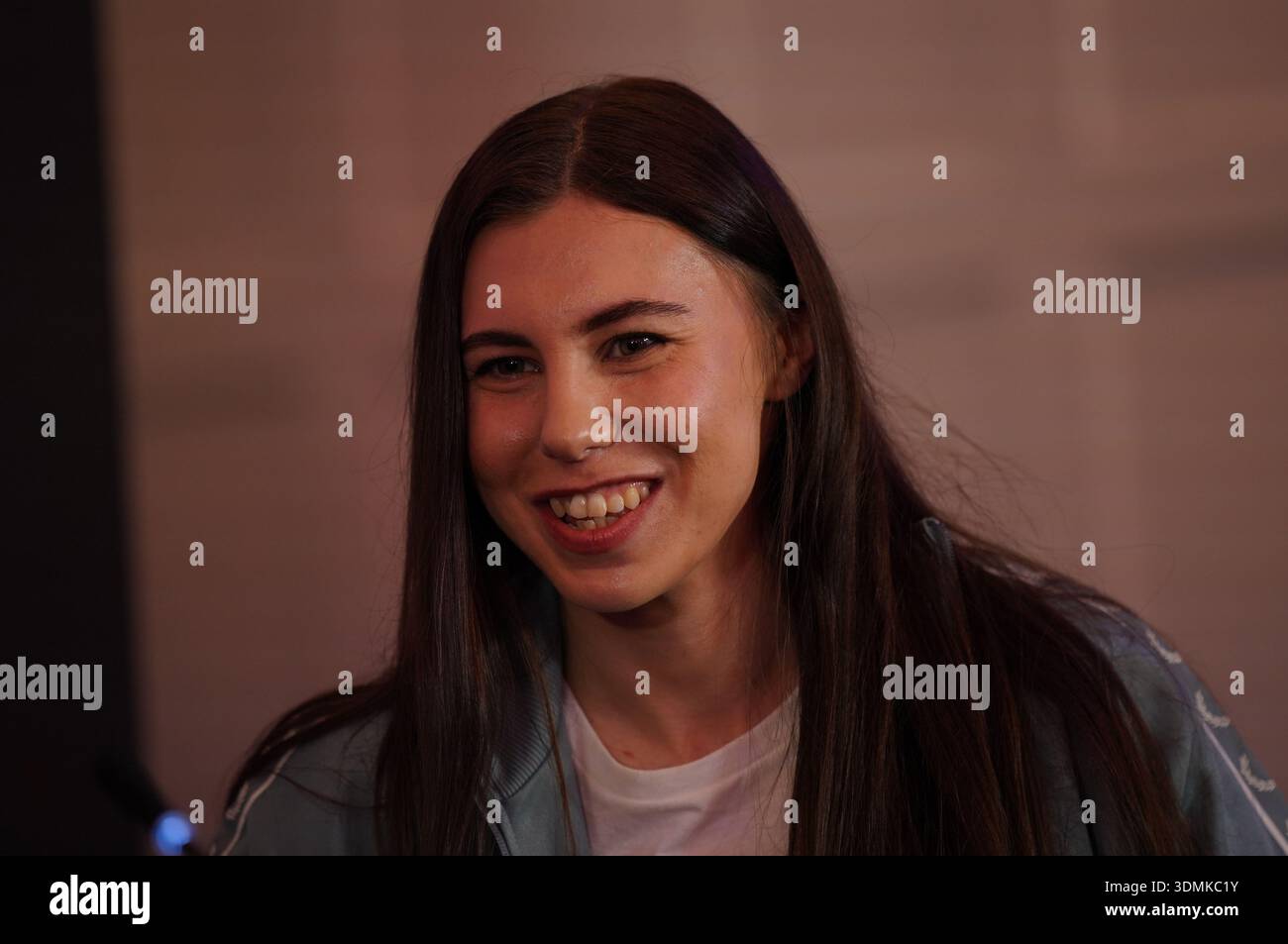 Emma Dolan during a press conference at London Olympia. Picture date ...