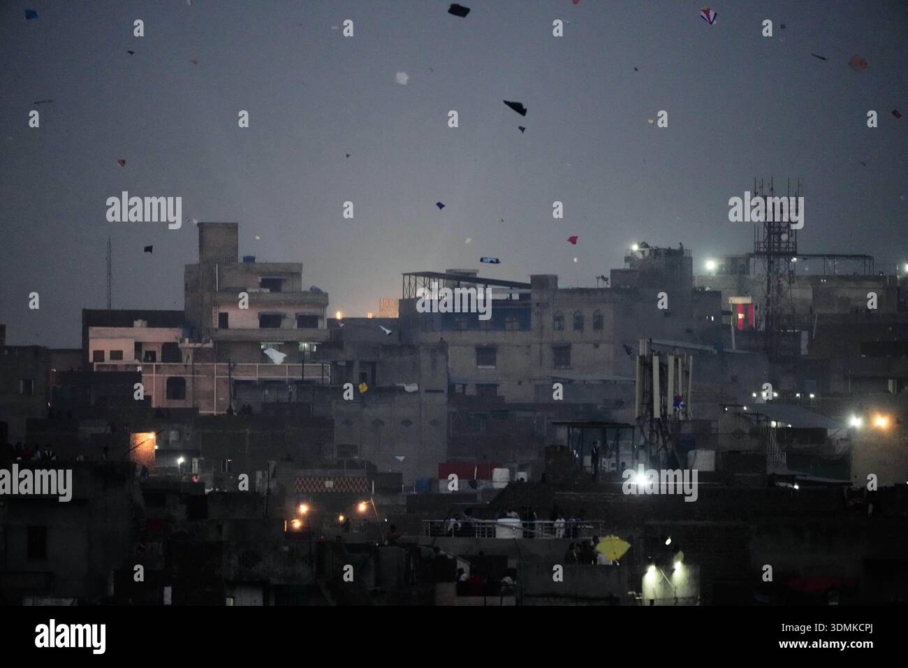 Kites fill the sky as people celebrate the three-day kite flying ...