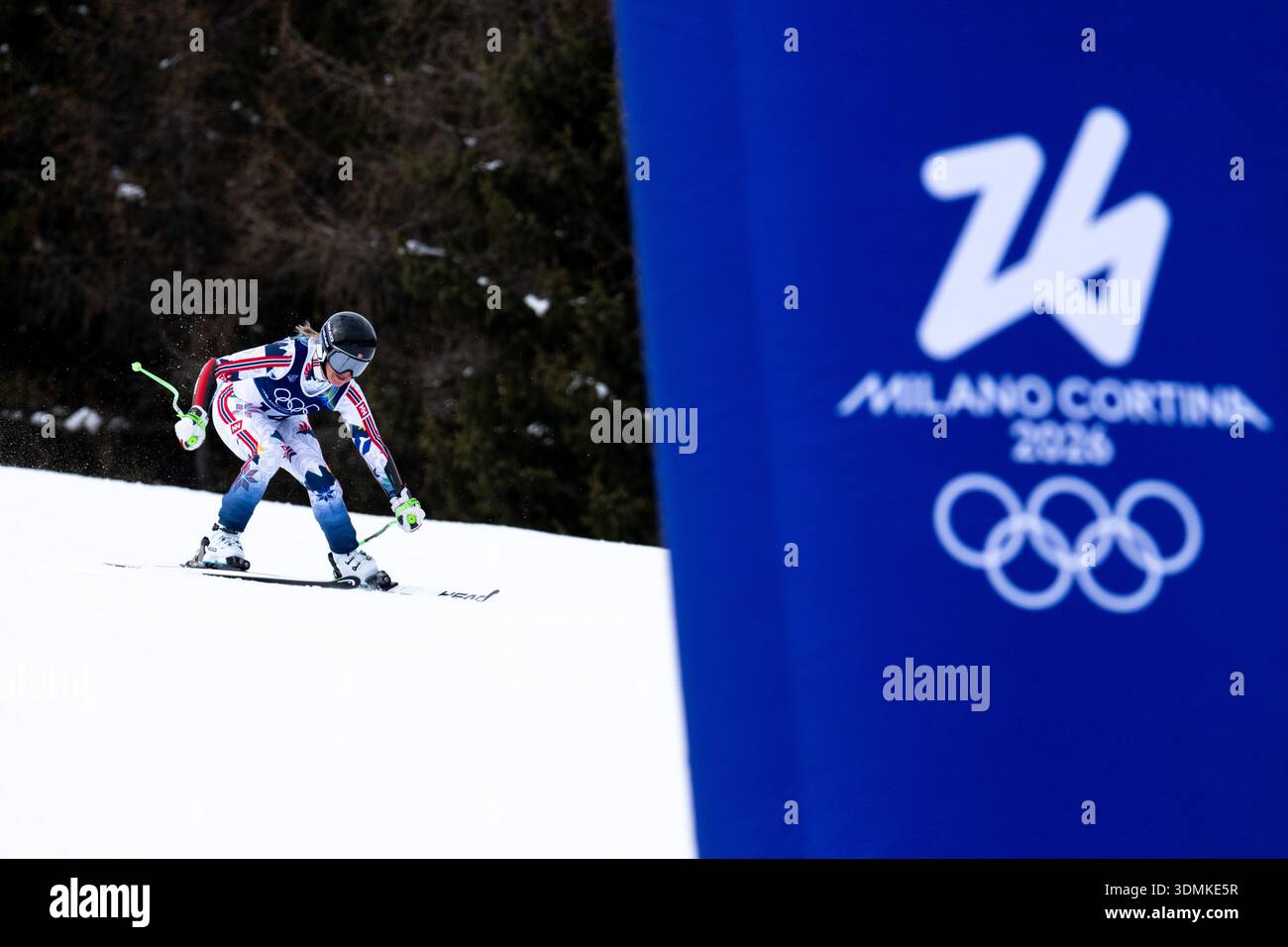 LIE Kajsa Vickhoff (Norwegen), ITA, Olympische Spiele Milano Cortina ...