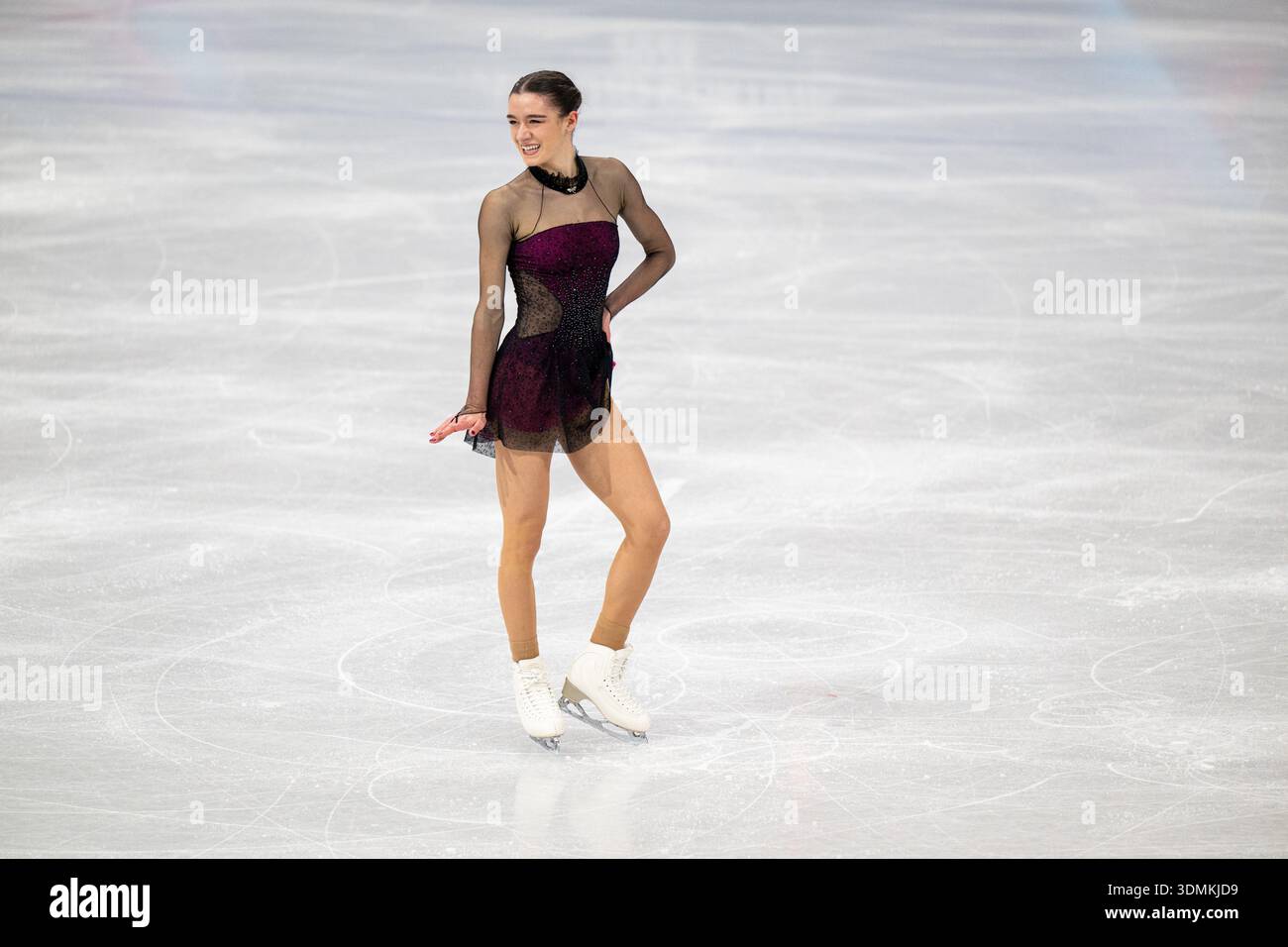 Lara Naki Gutmann from Italy during the Winter Olympic Games, Milano ...