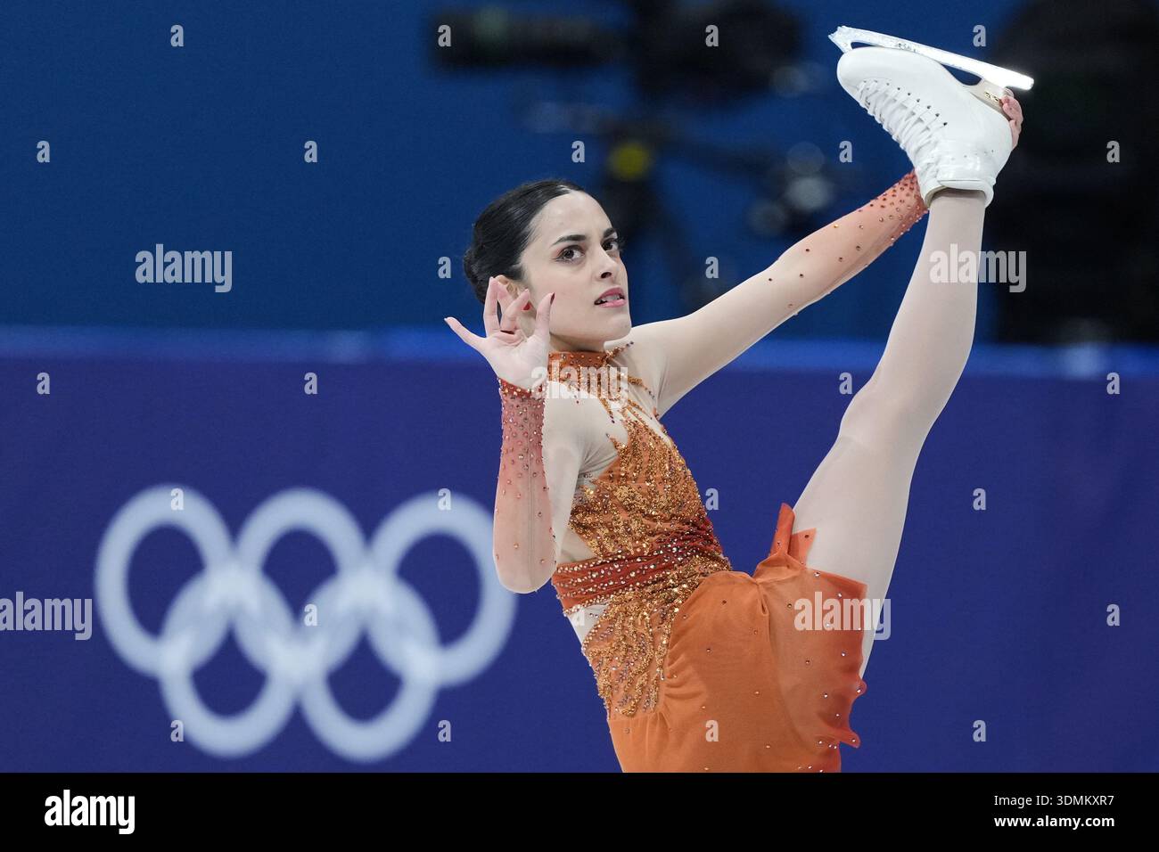 Madeline Schizas of Canada competes during the figure skating women's ...
