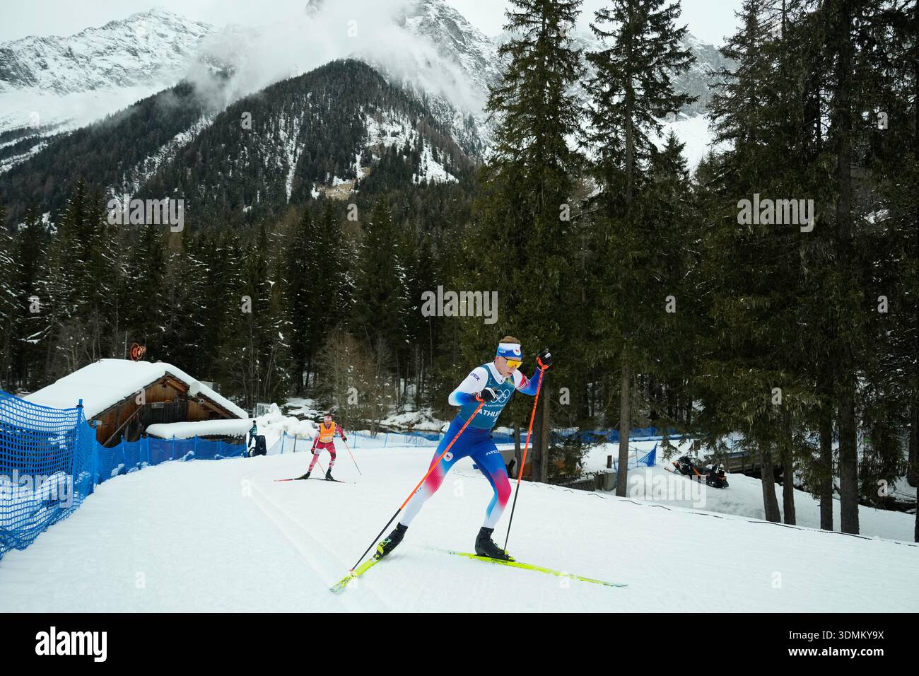 Petr Hak, of Czechia, participates in a biathlon training session at ...