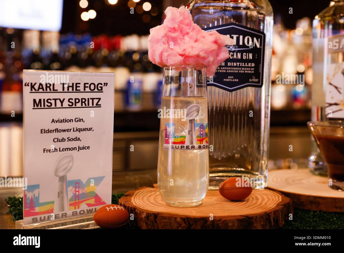 The "Karl the Fog" Misty Spritz that will be served at Super Bowl LX is ...