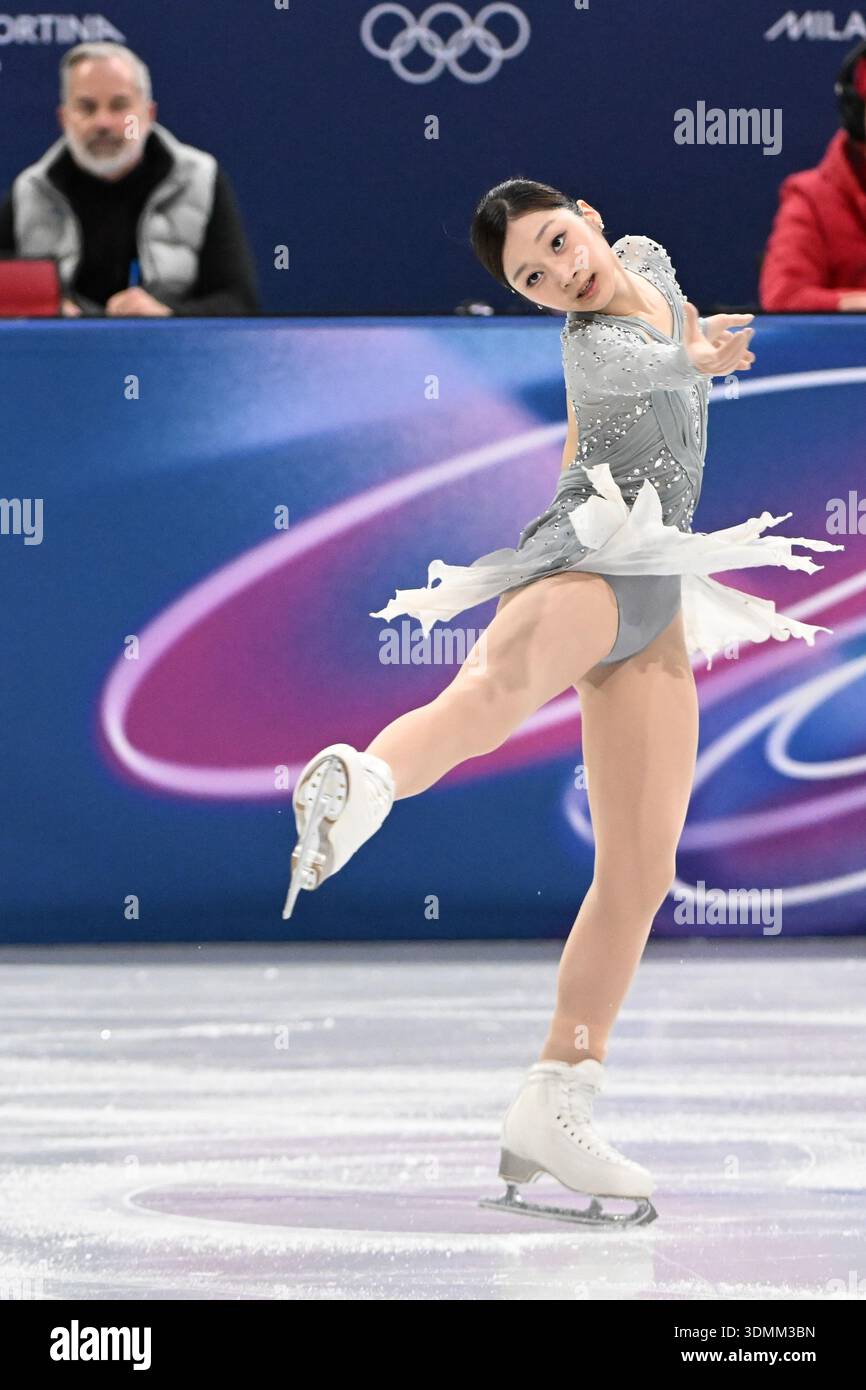 SHIN Jia (KOR) during Figure Skating - TEAM competition , Olympic ...