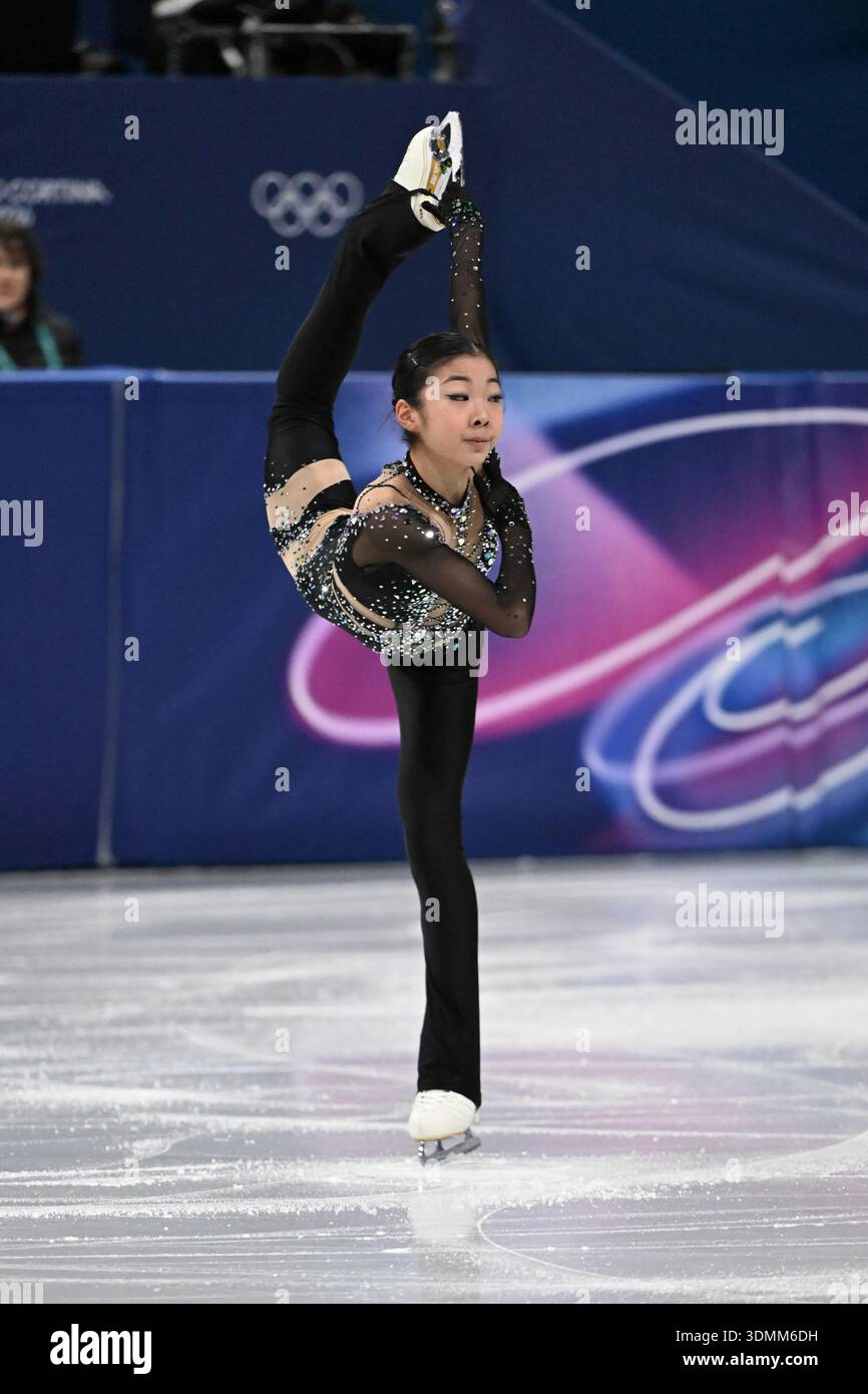 ZHANG Ruiyang (CHN) during Figure Skating - TEAM competition , Olympic ...