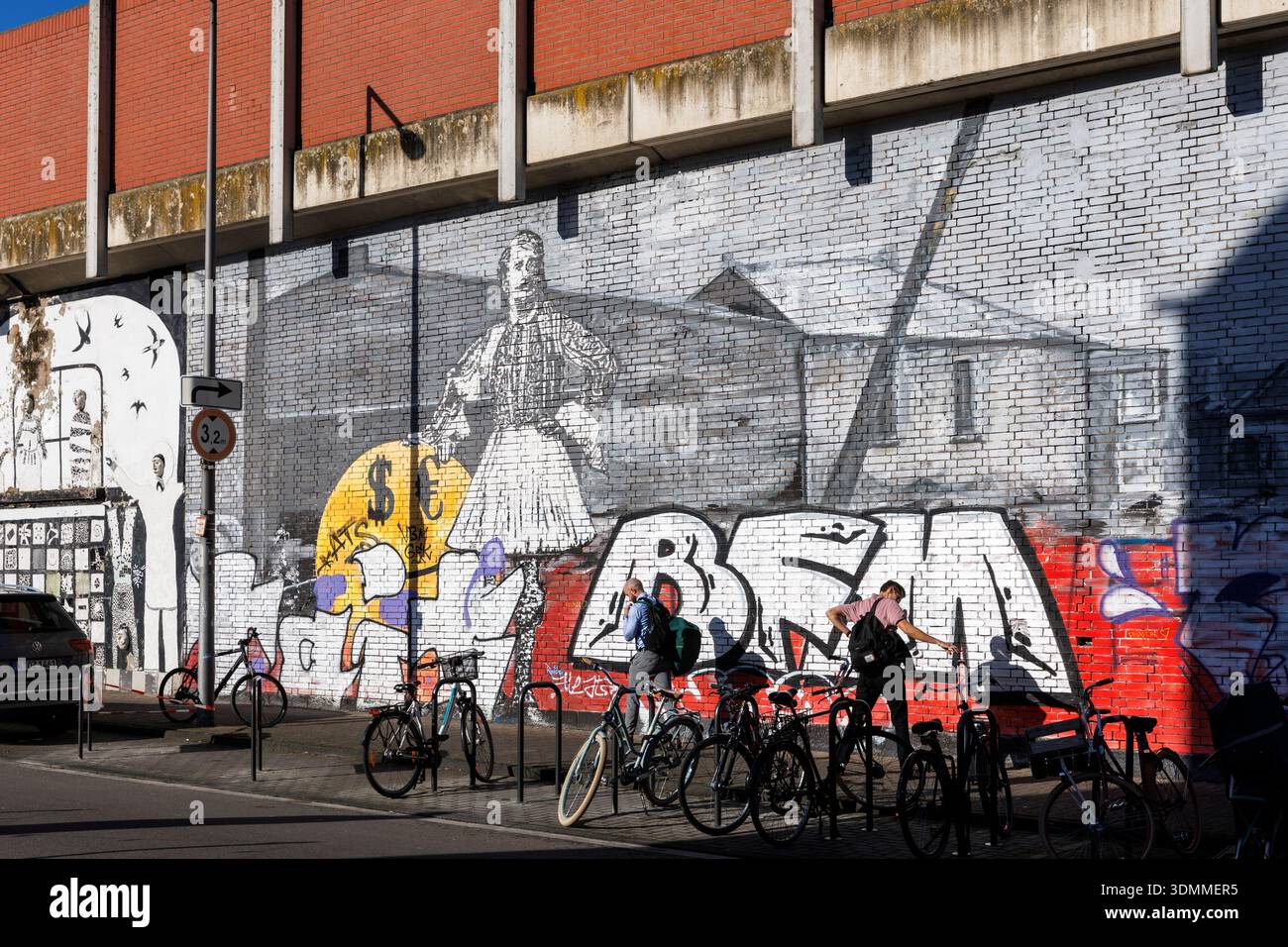 mural on Stamm street in the Ehrenfeld district of Cologne, Germany ...