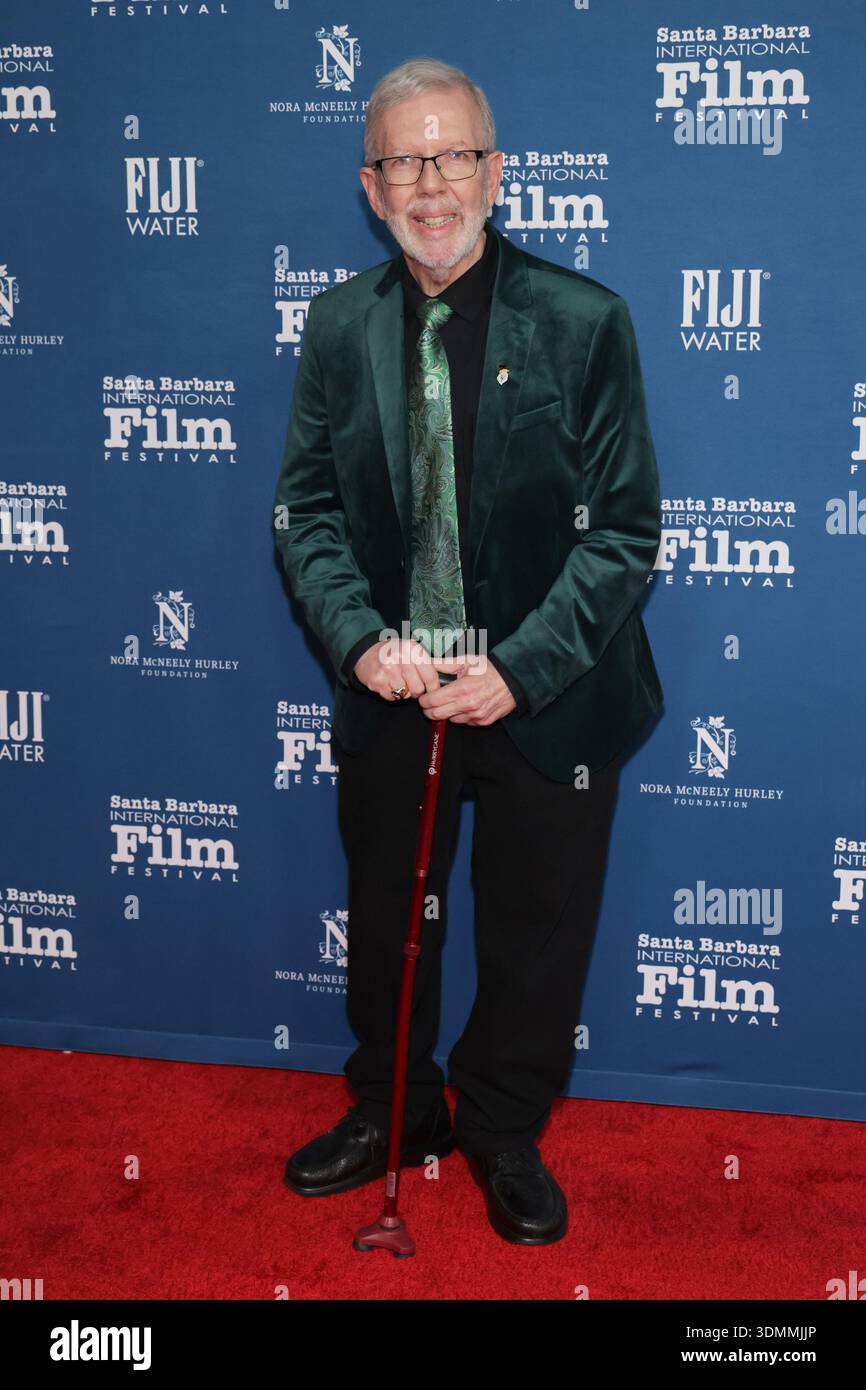 Leonard Maltin attends the 41st Annual Santa Barbara International Film ...