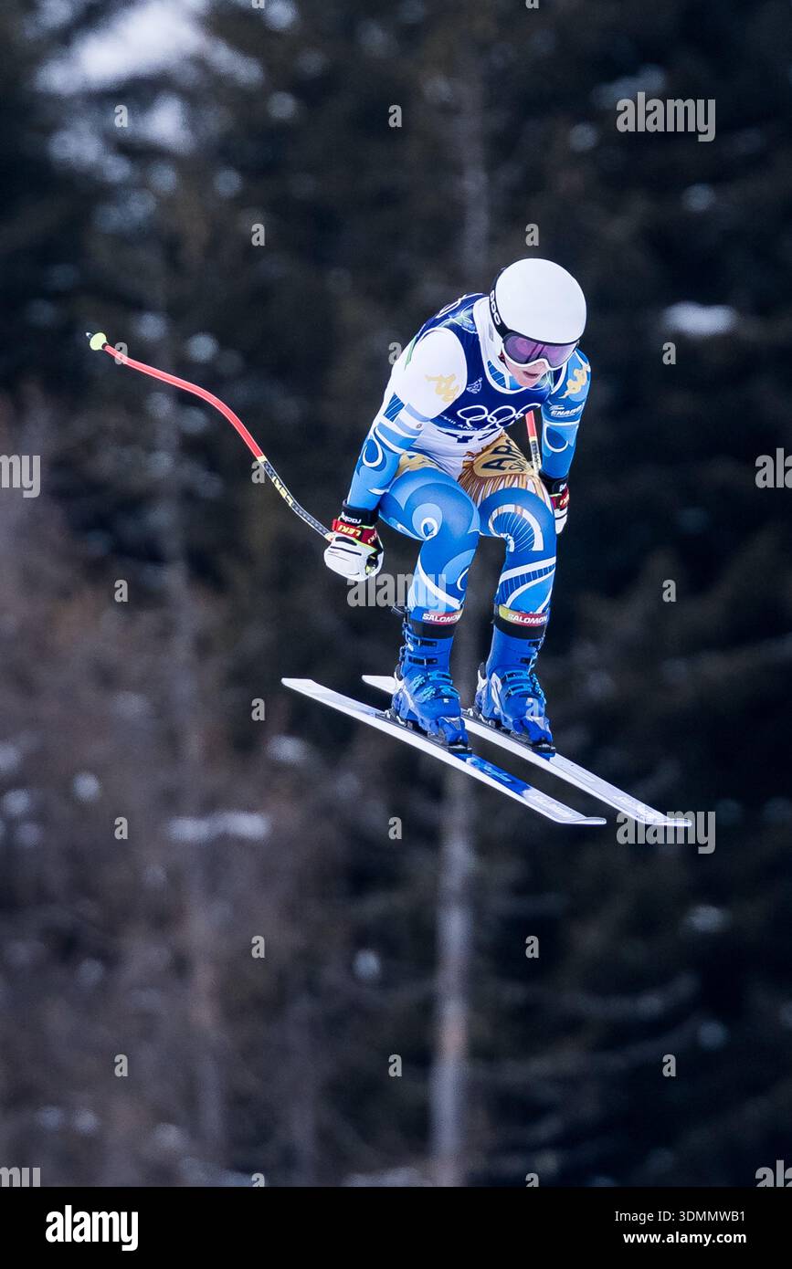 CORTINA, ITALY - FEBRUARY 6: Nicole Begue (Argentina) during the Women ...