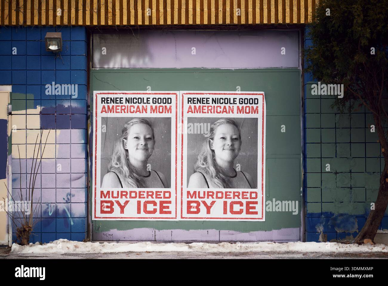 Nicole Good Memorial January 15, 2026 in Minneapolis, MN. Immigration ...
