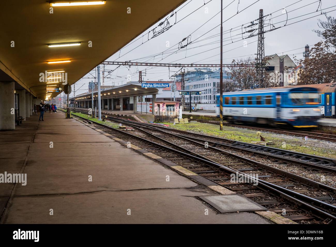 The Prague Smichov railway station before modernisation, Prague ...
