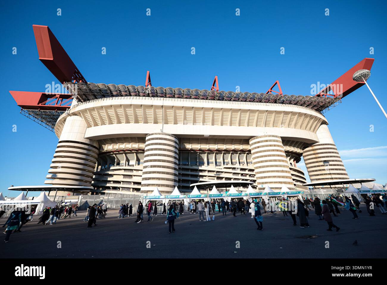 A general view of the Milano San Siro Olympic Stadium prior the Opening ...