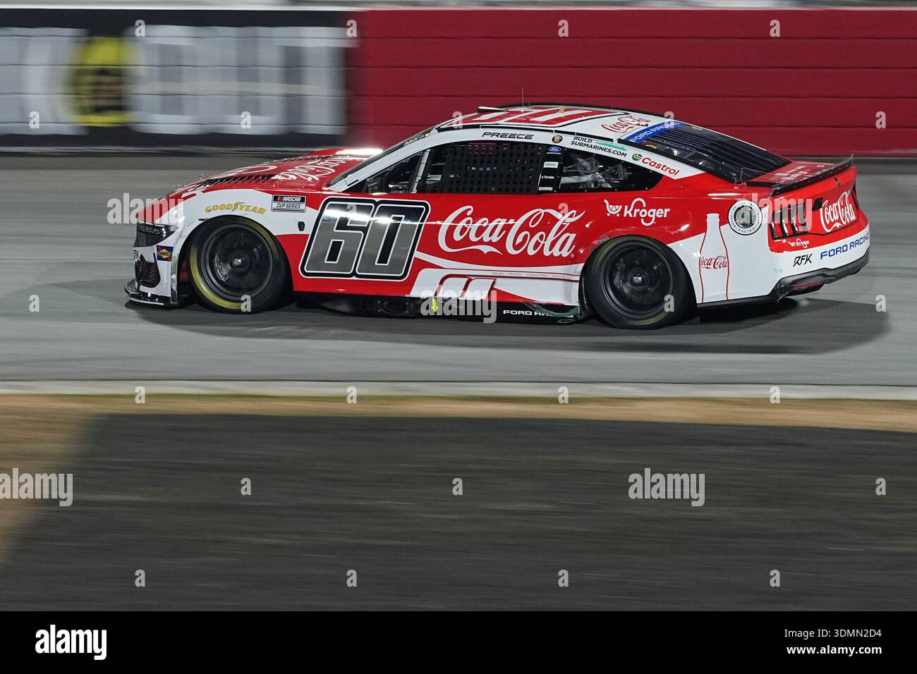 Ryan Preece steers down the backstretch during NASCAR's The Clash ...