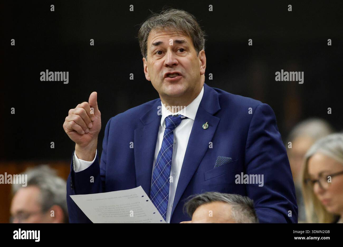 Liberal MP for LaSalle-Emard-Verdun, Claude Guay rises during Question ...