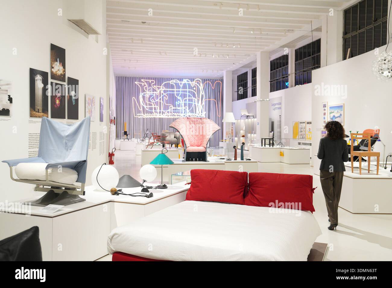 Milan, design museum at the Triennale Stock Photo - Alamy