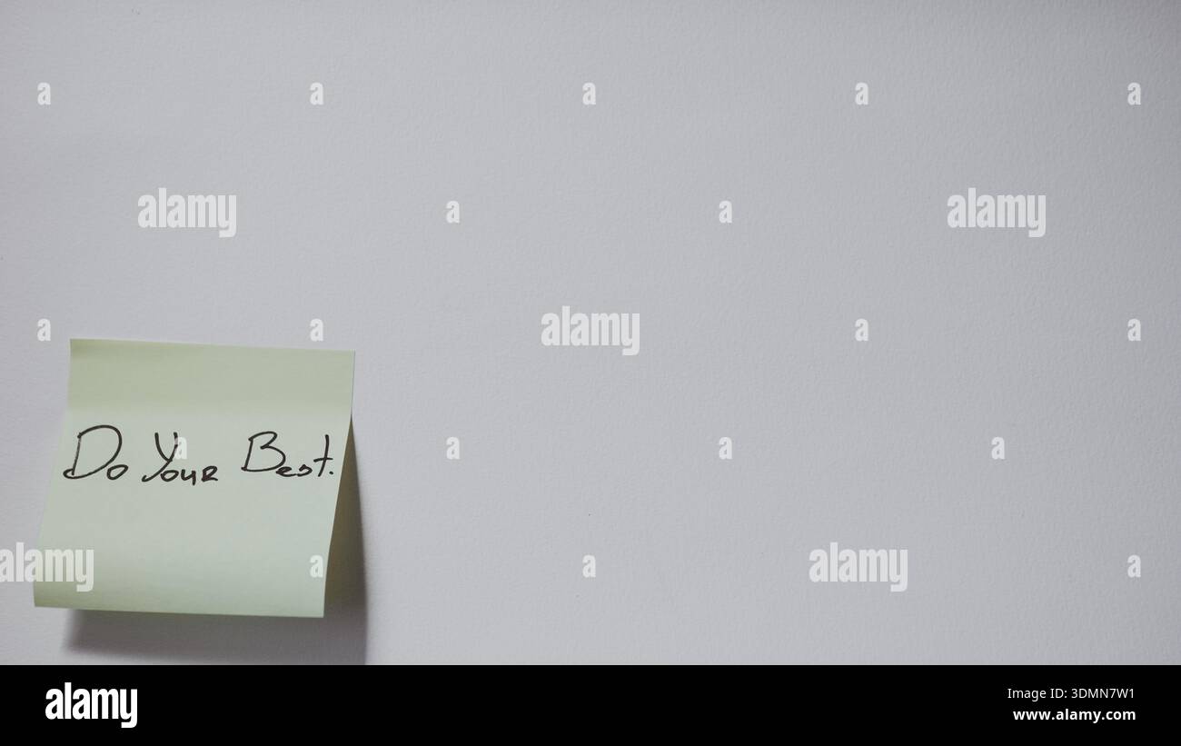 Handwritten note best in hi-res stock photography and images - Alamy