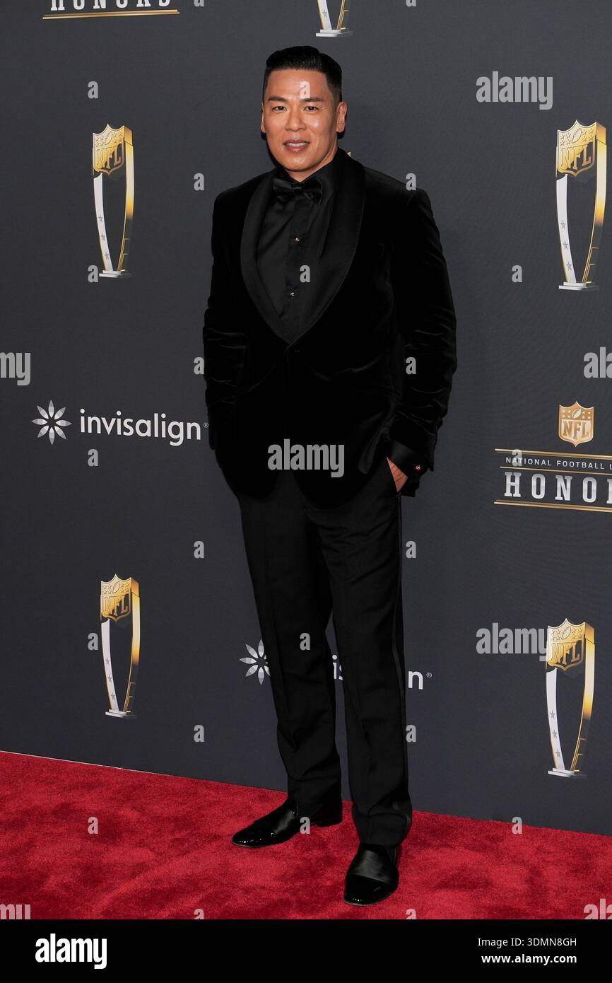 Rich Ting arrives at football's NFL Honors award show in San Francisco ...