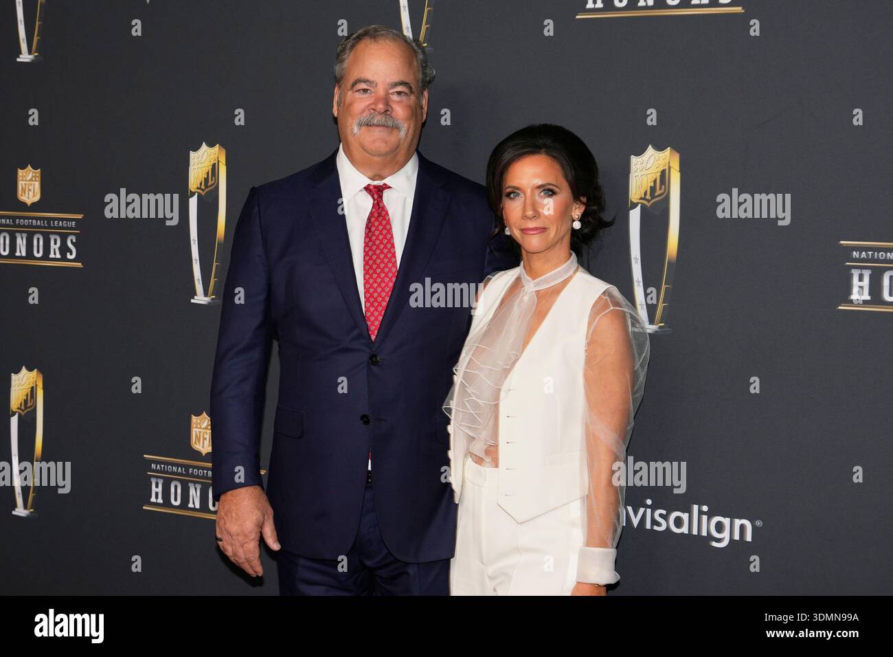 Houston Texans owner Cal McNair, left, and his wife, Hannah, arrive for ...