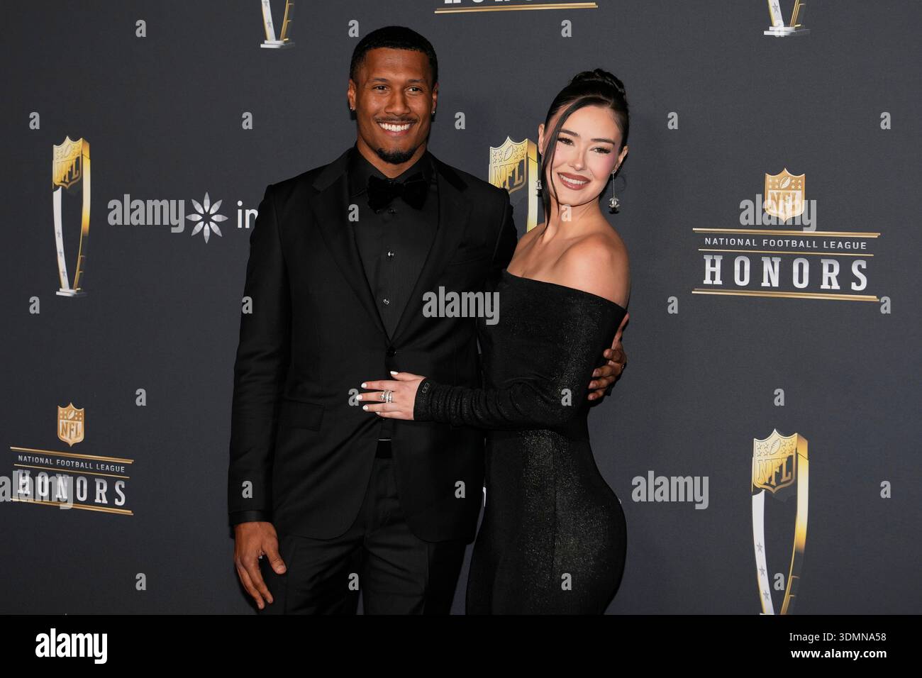 Los Angeles Rams' Quentin Lake, left, and his girlfriend, Emmalyn ...