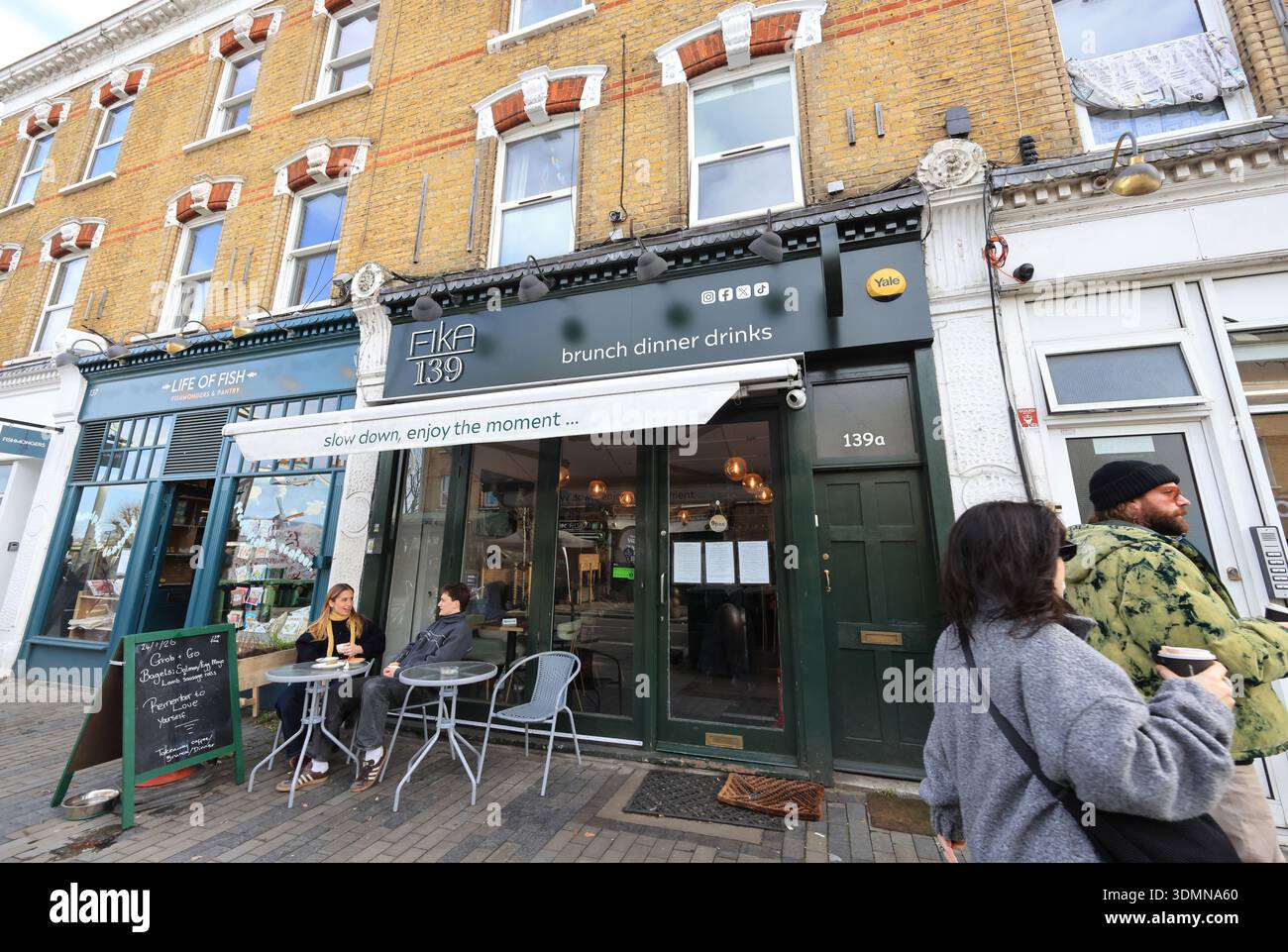Life of Fish fishmongers and FIKA 139 restaurant on trendy Bellenden ...