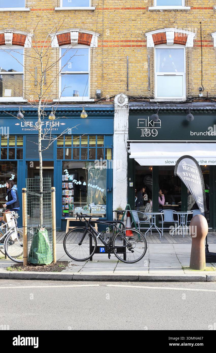Life of Fish fishmongers and FIKA 139 restaurant on trendy Bellenden ...