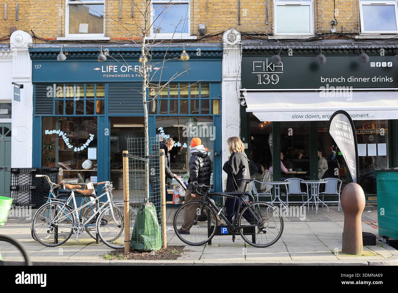 Life of Fish fishmongers and FIKA 139 restaurant on trendy Bellenden ...