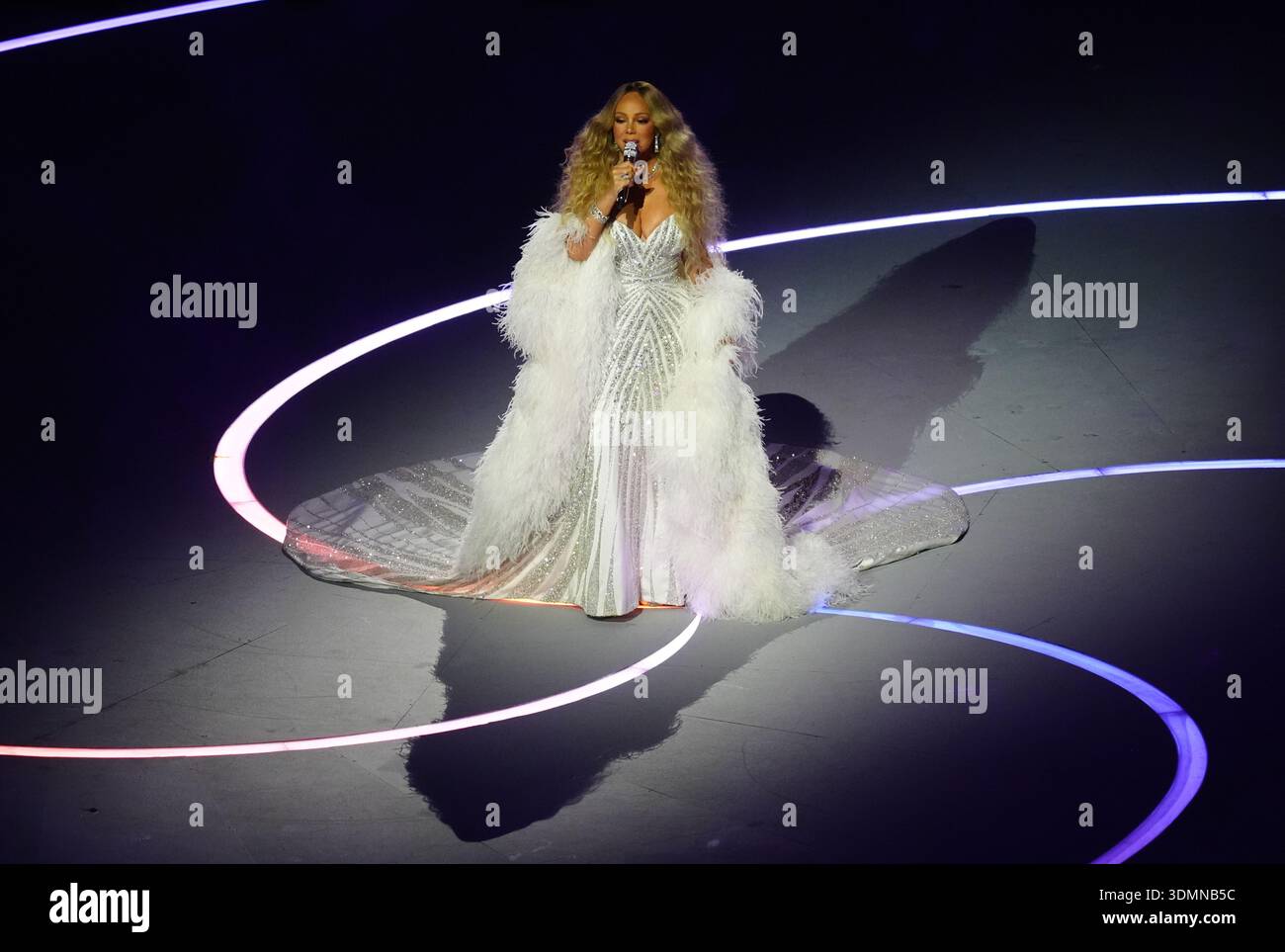 Mariah Carey performs during the Opening Ceremony for the Milano ...