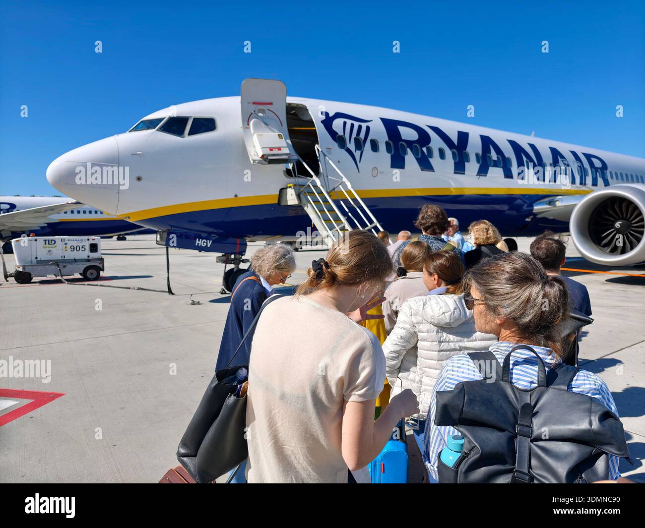 Poland passenger boarding stairs hi-res stock photography and images ...