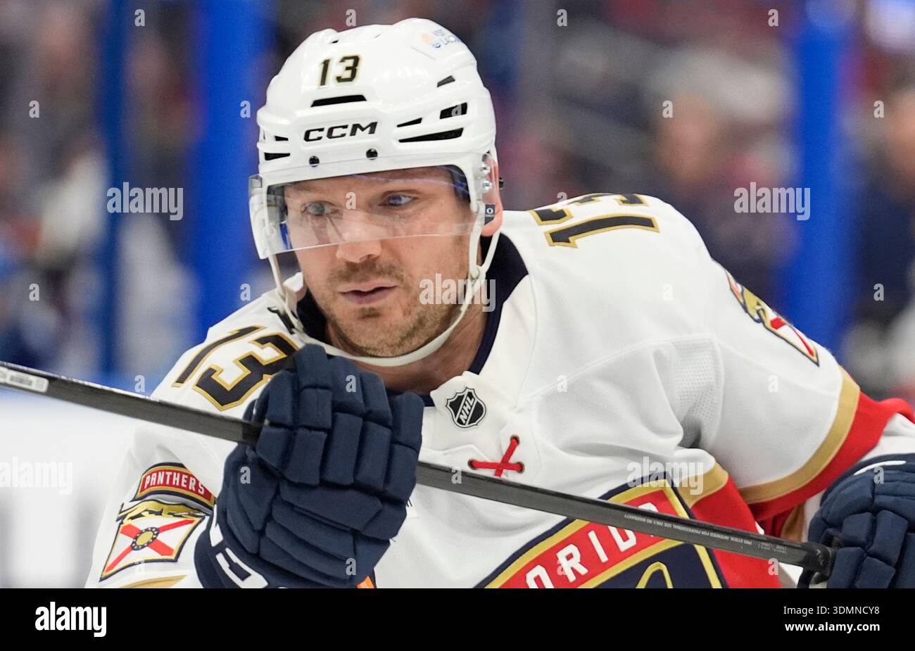 Florida Panthers center Sam Reinhart (13) against the Tampa Bay ...