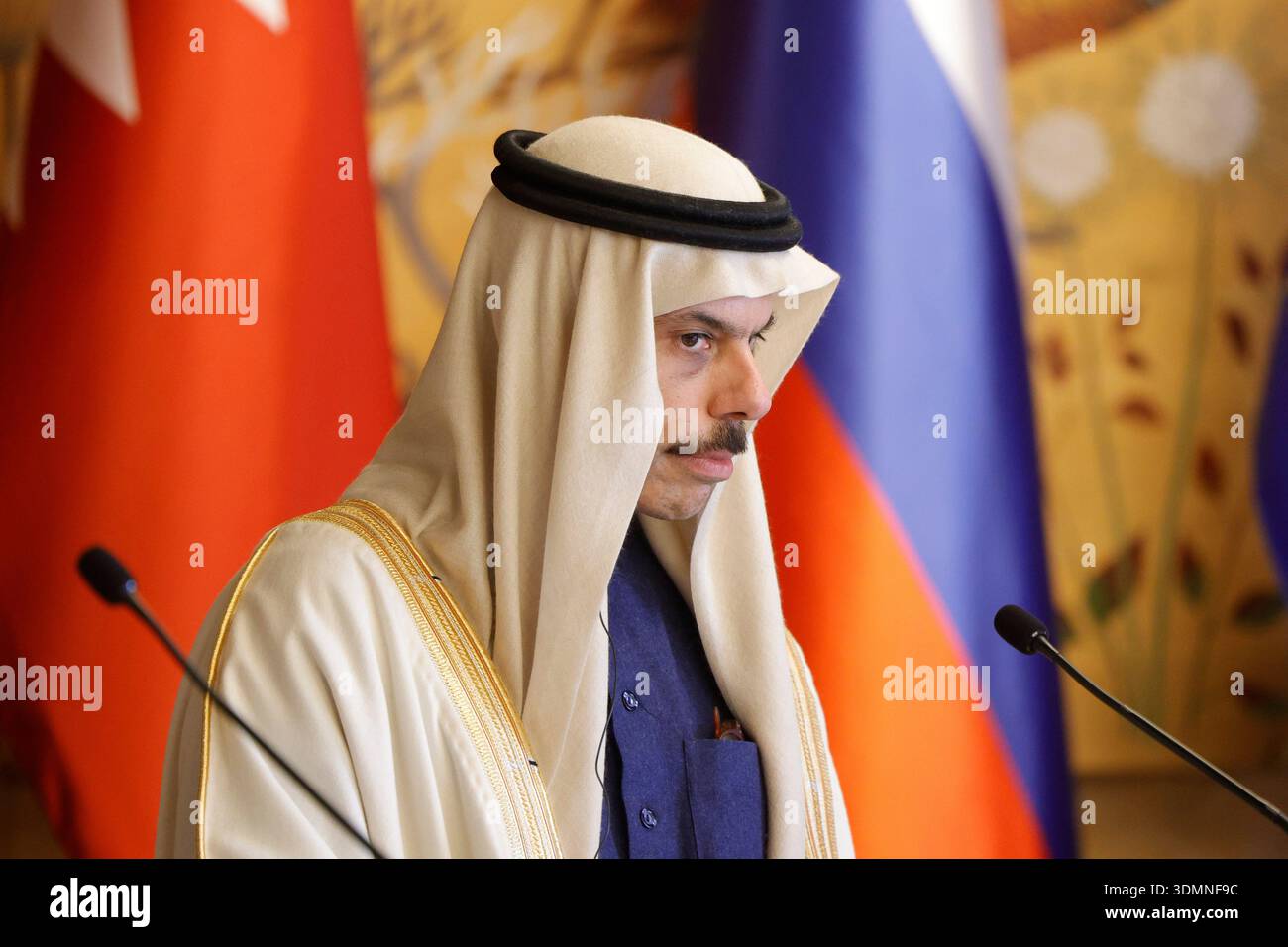 Saudi Minister of Foreign Affairs Prince Faisal bin Farhan Al Saud ...