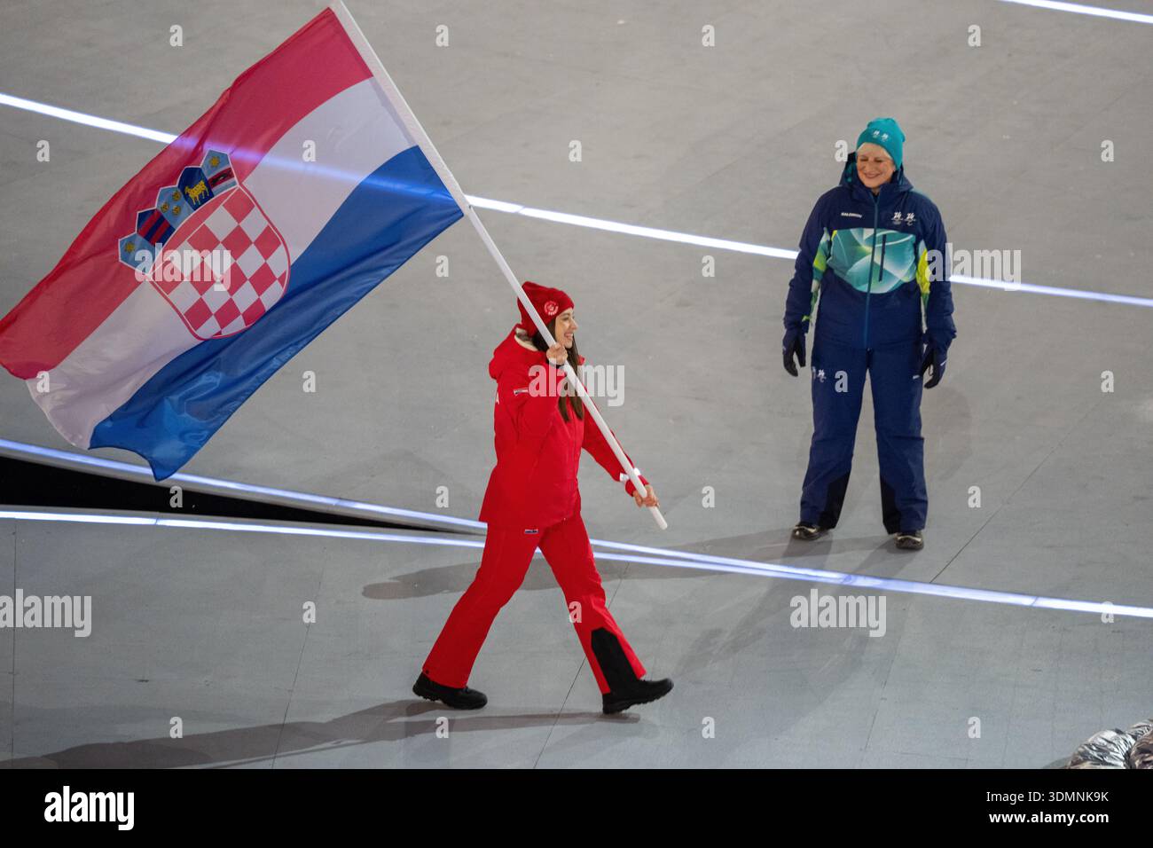 MILAN, ITALY - FEBRUARY 6: Valentina Aščić of Croatia during the ...