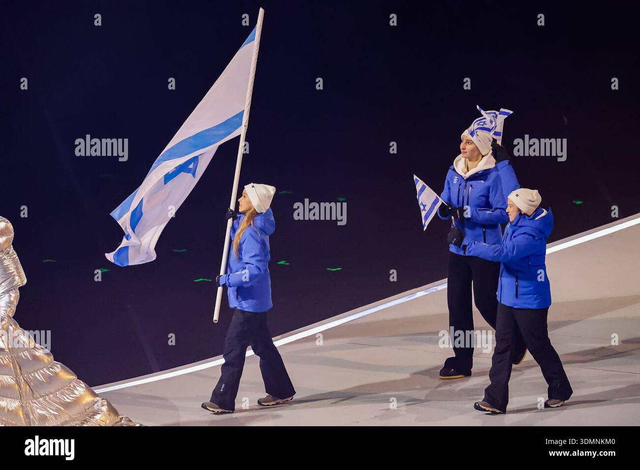 Mariia Seniuk of Israel during the opening ceremony of the Milano ...