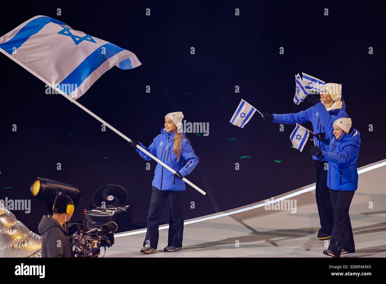 Mariia Seniuk of Israel during the opening ceremony of the Milano ...