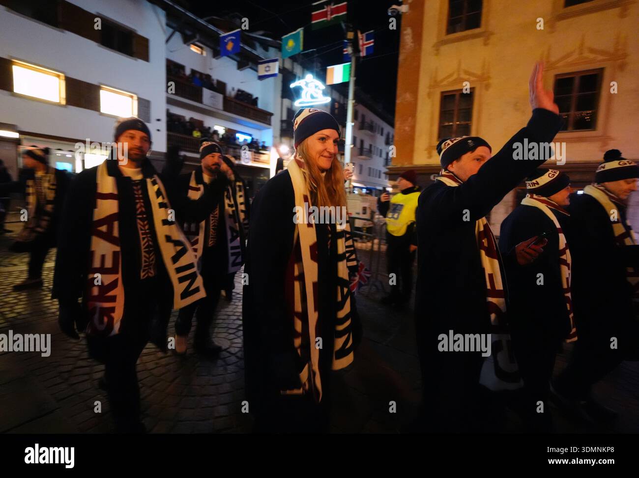 Members of the Great Britain team during the Opening Ceremony for the ...