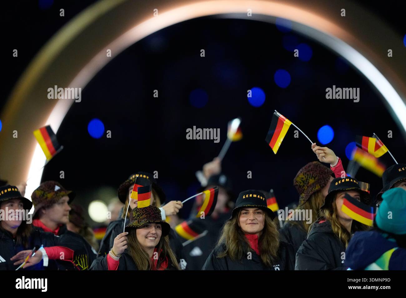 Germany arrives during the Olympic opening ceremony at the 2026 Winter ...