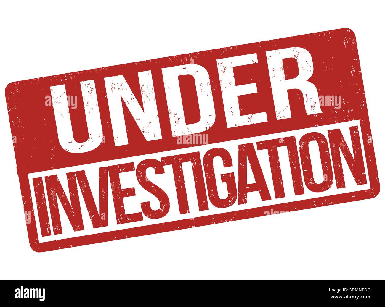 Rubber stamp text under investigation hi-res stock photography and ...