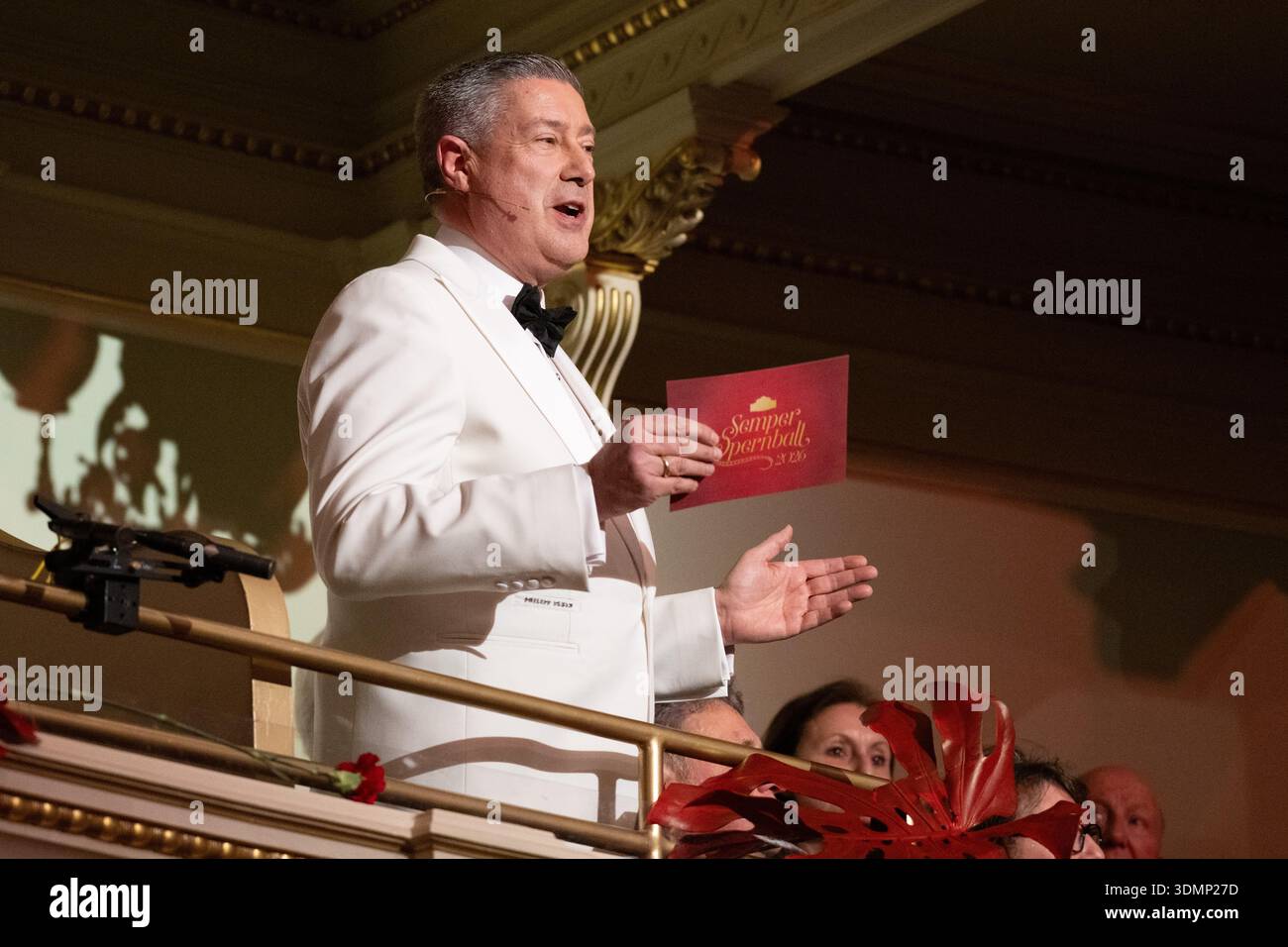 06 February 2026, Saxony, Dresden: The presenter Joachim Llambi stands ...
