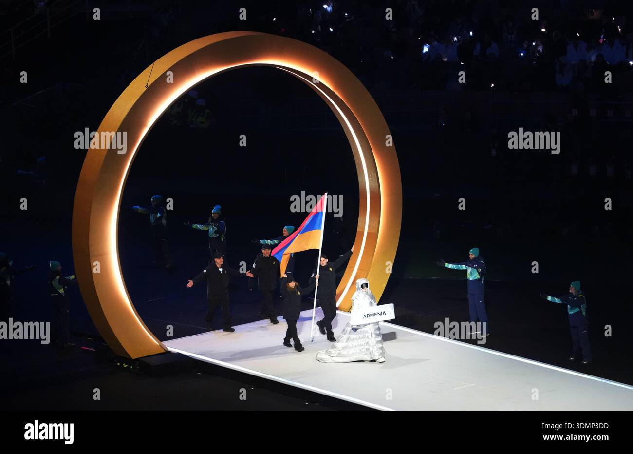 (260206) -- MILAN, Feb. 6, 2026 (Xinhua) -- The delegation of Armenia ...