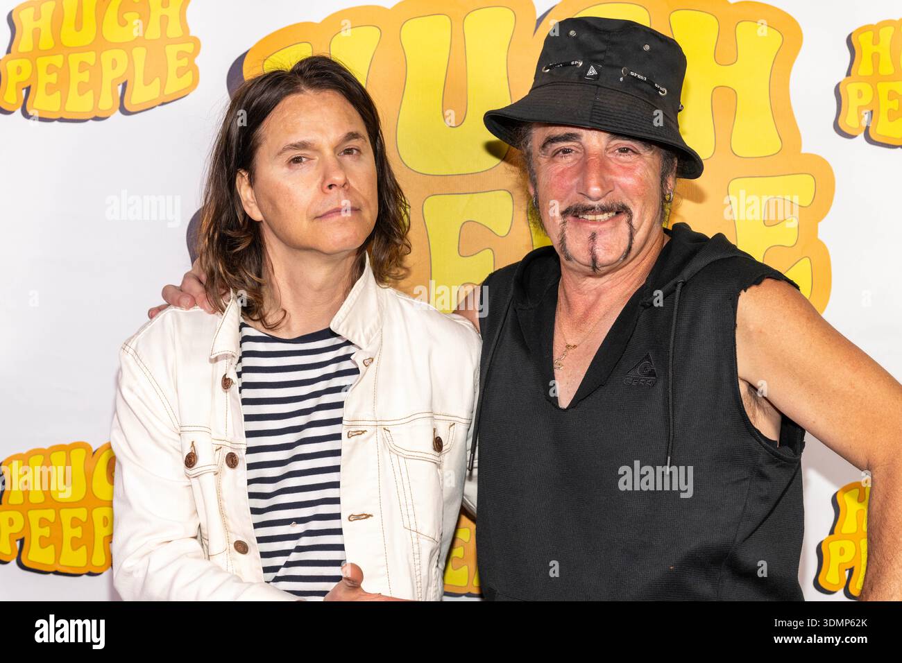 HUGH Peeple Musicians Robin Diaz, Danny Saber attends Christine Peake's ...